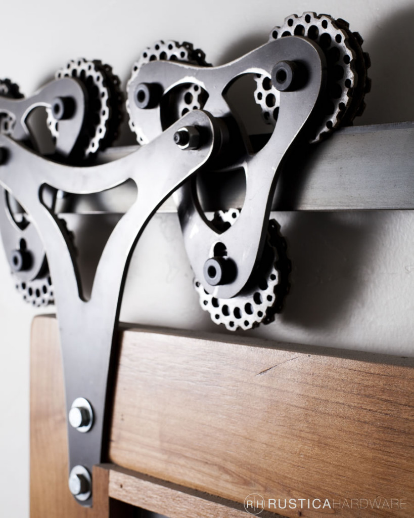 Rustica Hardware Industrial Minimalist Sliding Barn Doors - Homeli