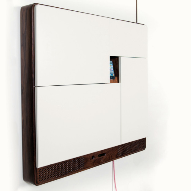 PodPad Compact Fold Out Work Space Storage Unit by RUPHUS - Homeli
