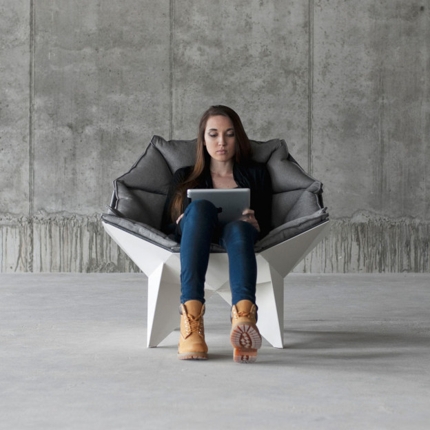 Q1 Lounge Chair by ODESD2 - Space Age Geodesic Dome Chair - Homeli