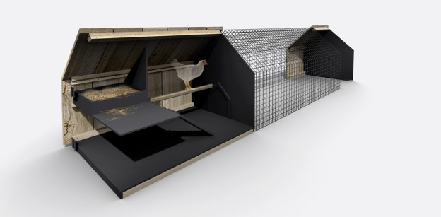 Daily Needs Modular Chicken Coop and Garden by Studio Segers - Homeli
