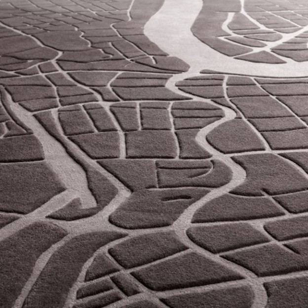 Urban Fabric Timezone and City Map Rugs by Four O Nine - Homeli