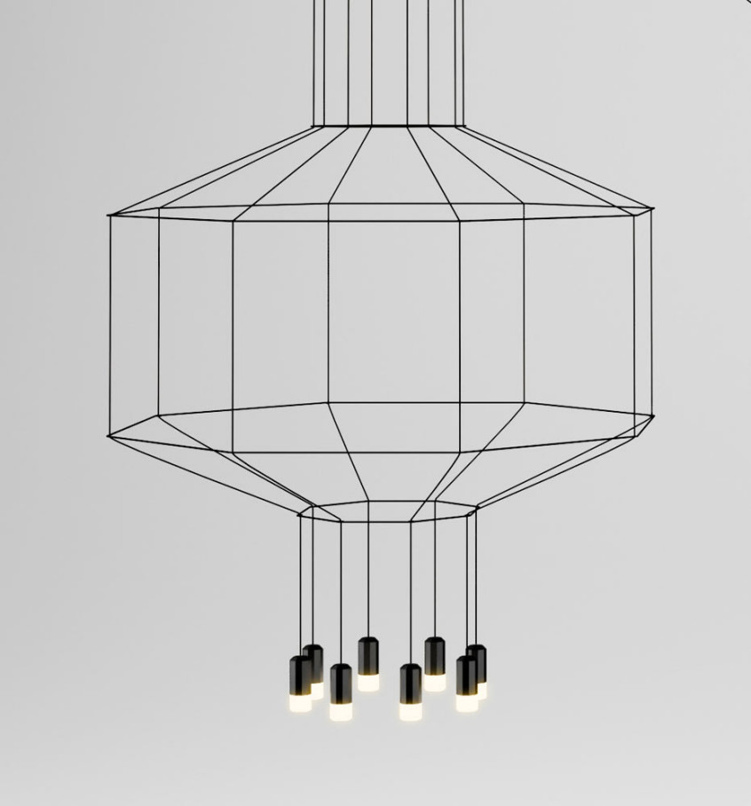 WIREFLOW Geometric Line Drawing Lighting by Arik Levy for VIBIA - Homeli