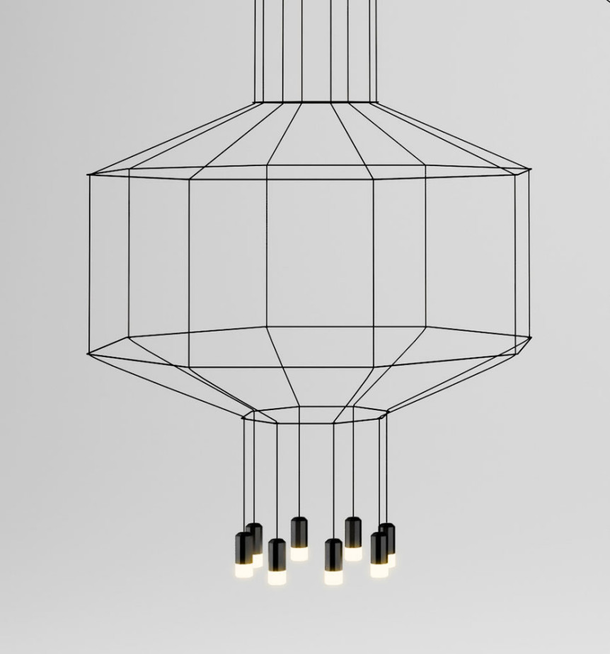 WIREFLOW Geometric Line Drawing Lighting by Arik Levy for VIBIA - Homeli