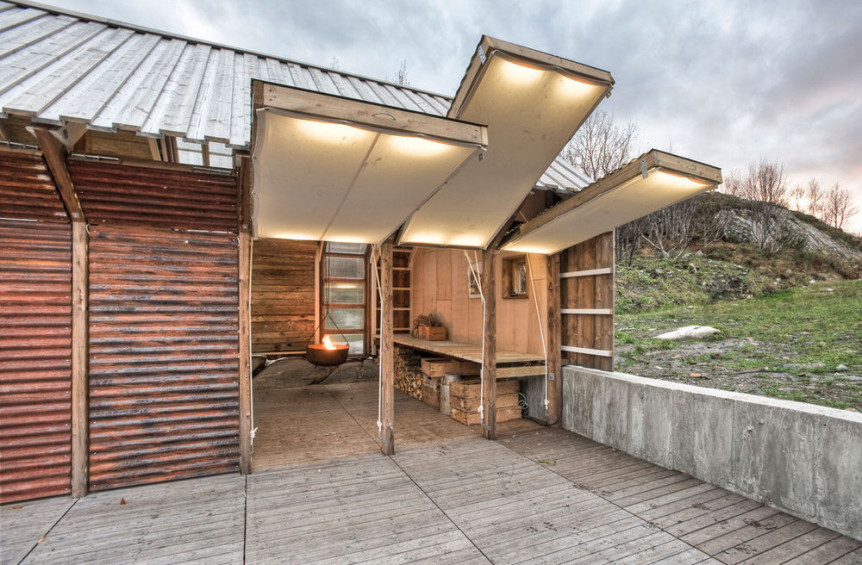 ‘Naust paa Aure’ Boathouse by TYIN Architects - Homeli