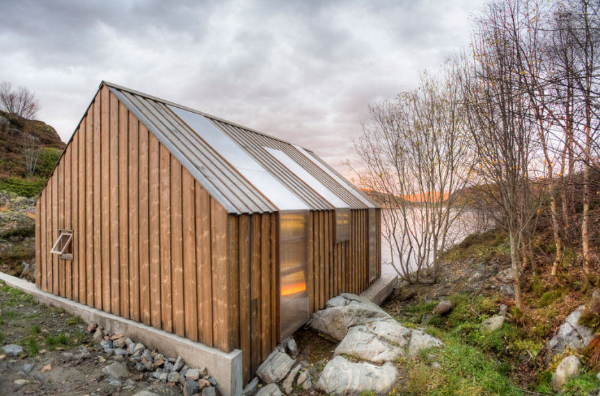 ‘Naust paa Aure’ Boathouse by TYIN Architects - Homeli