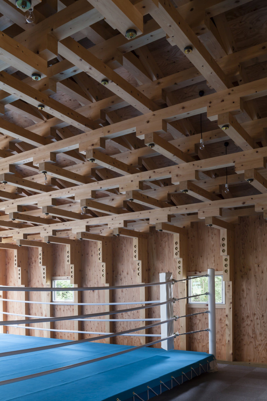 Kyudo Archery Hall and Boxing Club by FT Architects - Homeli