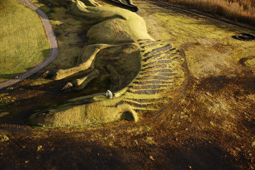 'Sultan the Pit Pony': 200m Sculptural Earthwork in Wales by Mick Petts ...