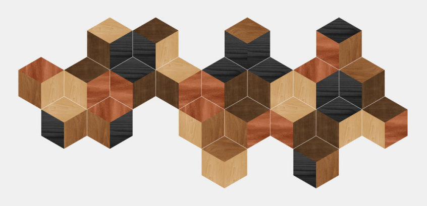 The Grid Game: Hexagonal Wooden Dominoes by Estudio Victor Alemán - Homeli