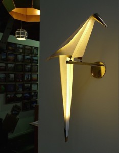 Perch Light: Origami Bird Lamp by Umut Yamac - Homeli