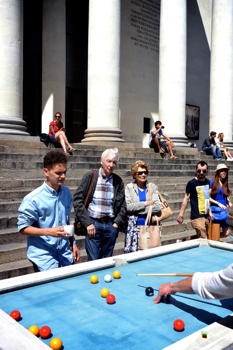 Urban Pool: Public Concrete Pool Table by Gwendal Le Bihan - Homeli