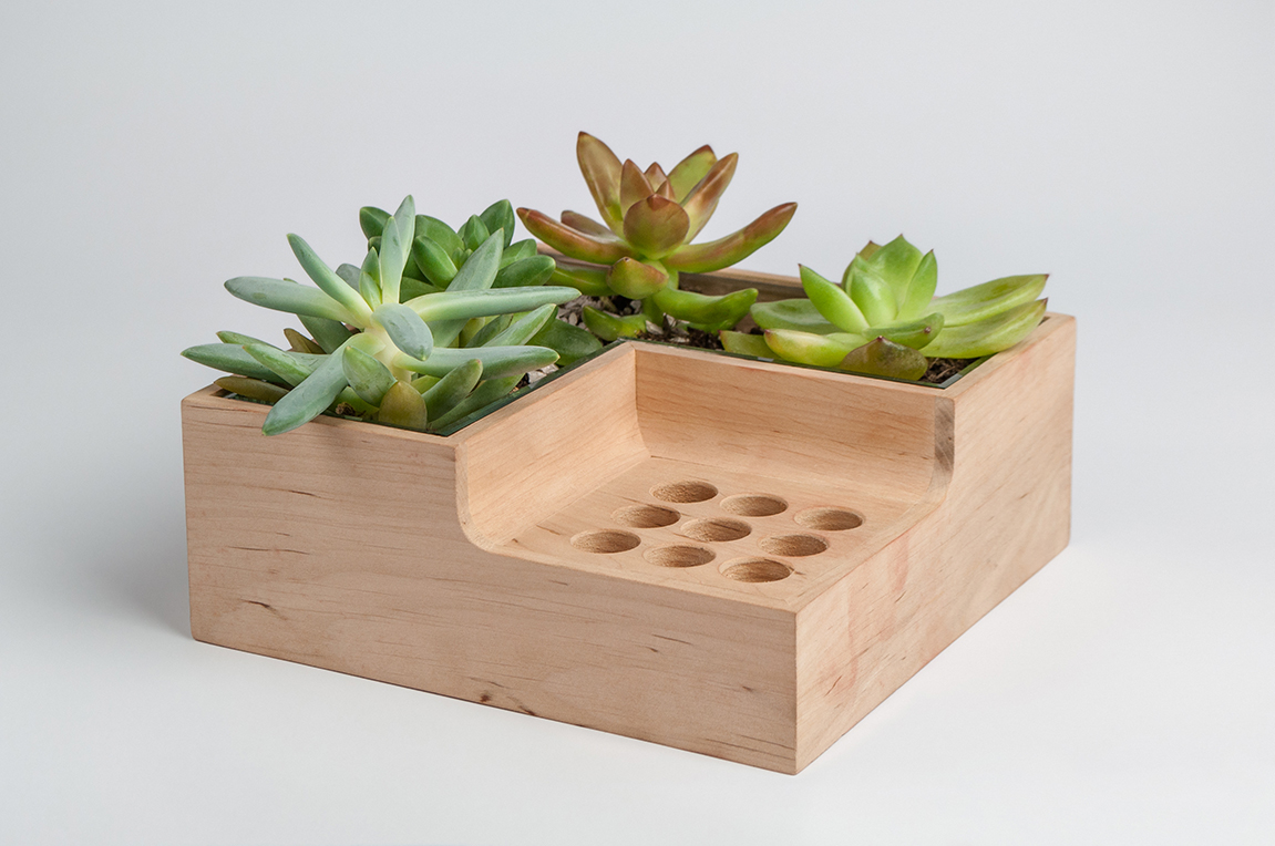 Eco Pot Modular Penholder and Plant Pot by Julia Kononenko - Homeli